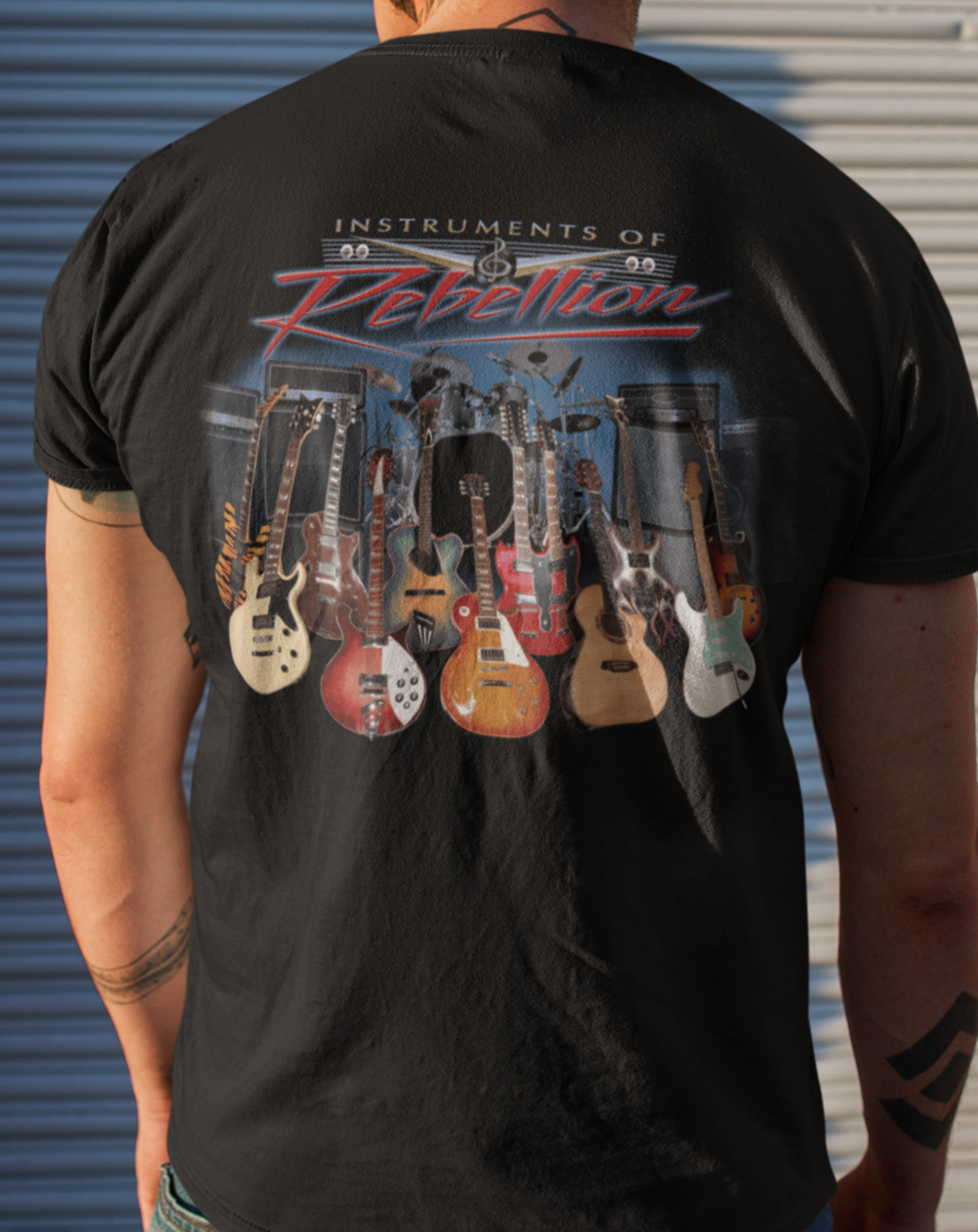Instruments Of Rebellion, Music T-Shirt — SnapGoShop