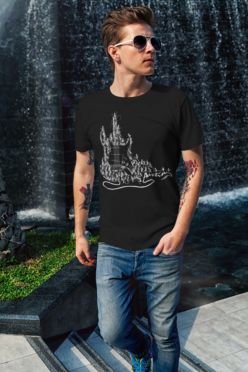 Graphic Austin Skeleton Guitar Design — SnapGoShop