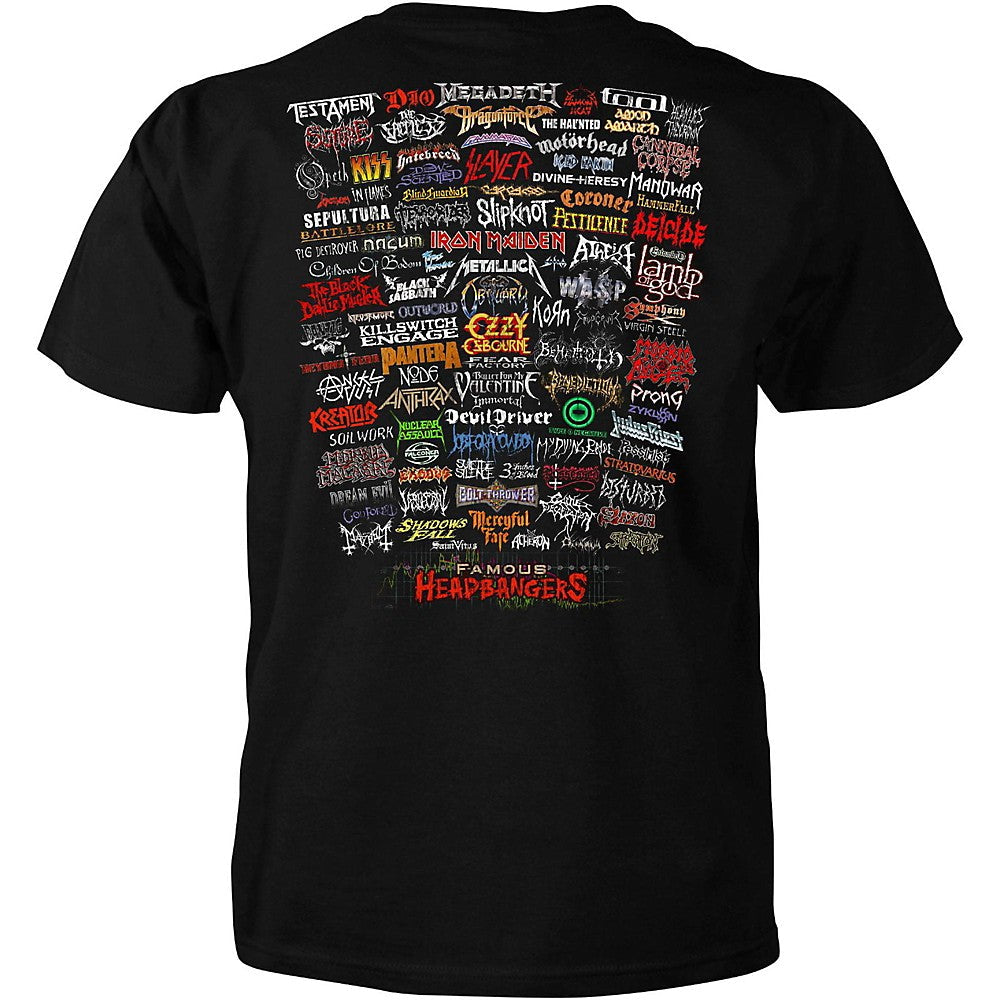 Famous Headbangers Design T-Shirt — SnapGoShop